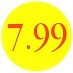 40mm '99p' Promotional Labels / Stickers - Qty: 2000