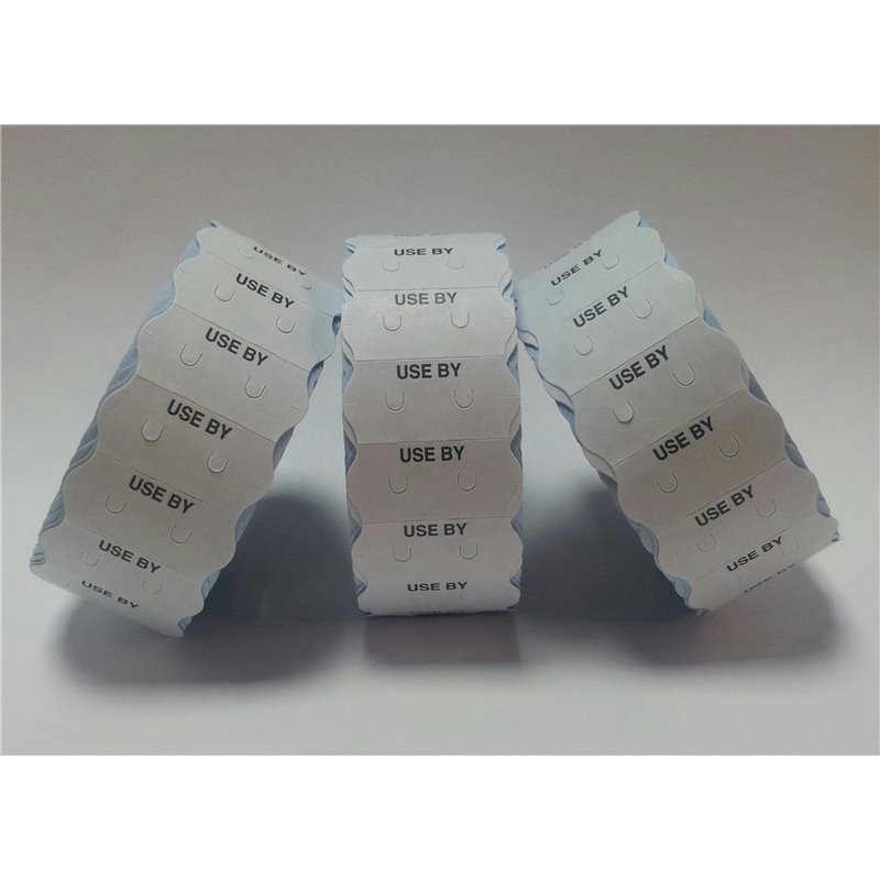 45,000 SATO White 'Best Before' Permanent 26mm x 12mm SATO / Samark ...